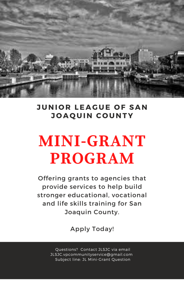 Mini Grants - The Junior League of San Joaquin County